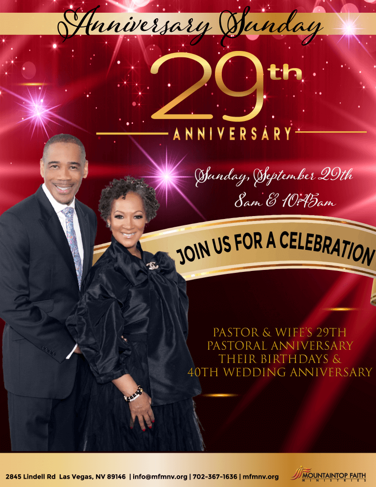 Anniversary Sunday - Mountaintop Faith Ministries