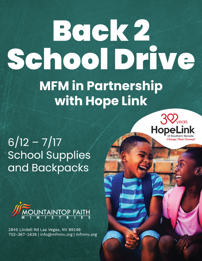 Back2School Drive - Mountaintop Faith Ministries