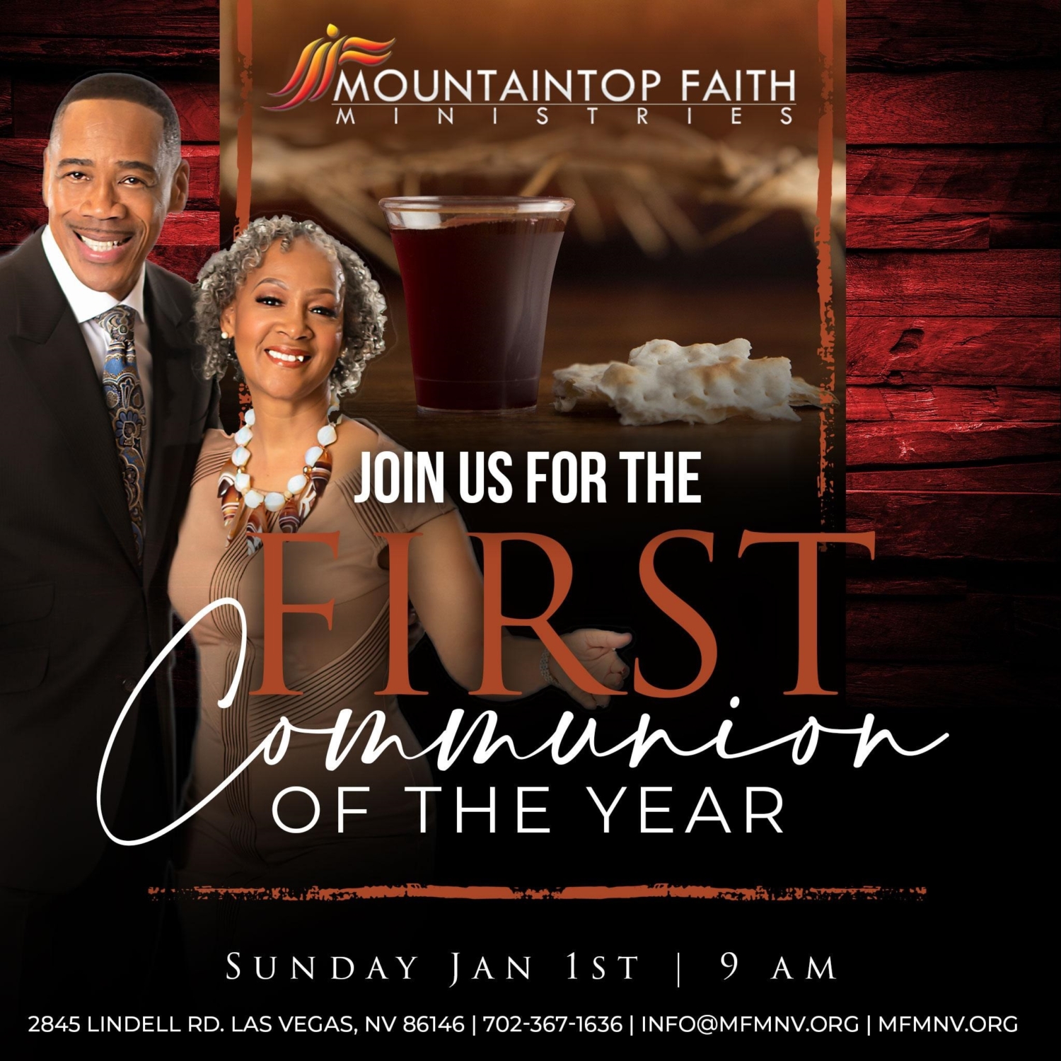 Communion Sunday - Mountaintop Faith Ministries
