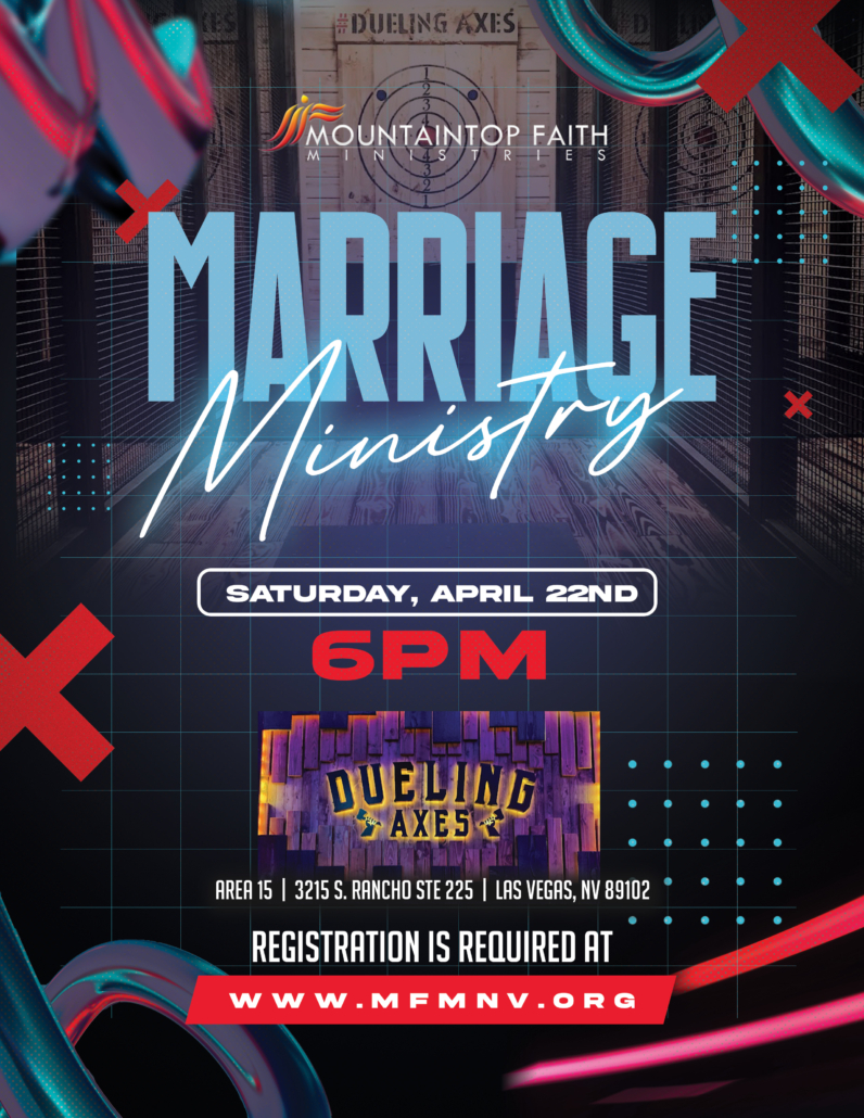 Marriage Ministry Date Night - Mountaintop Faith Ministries