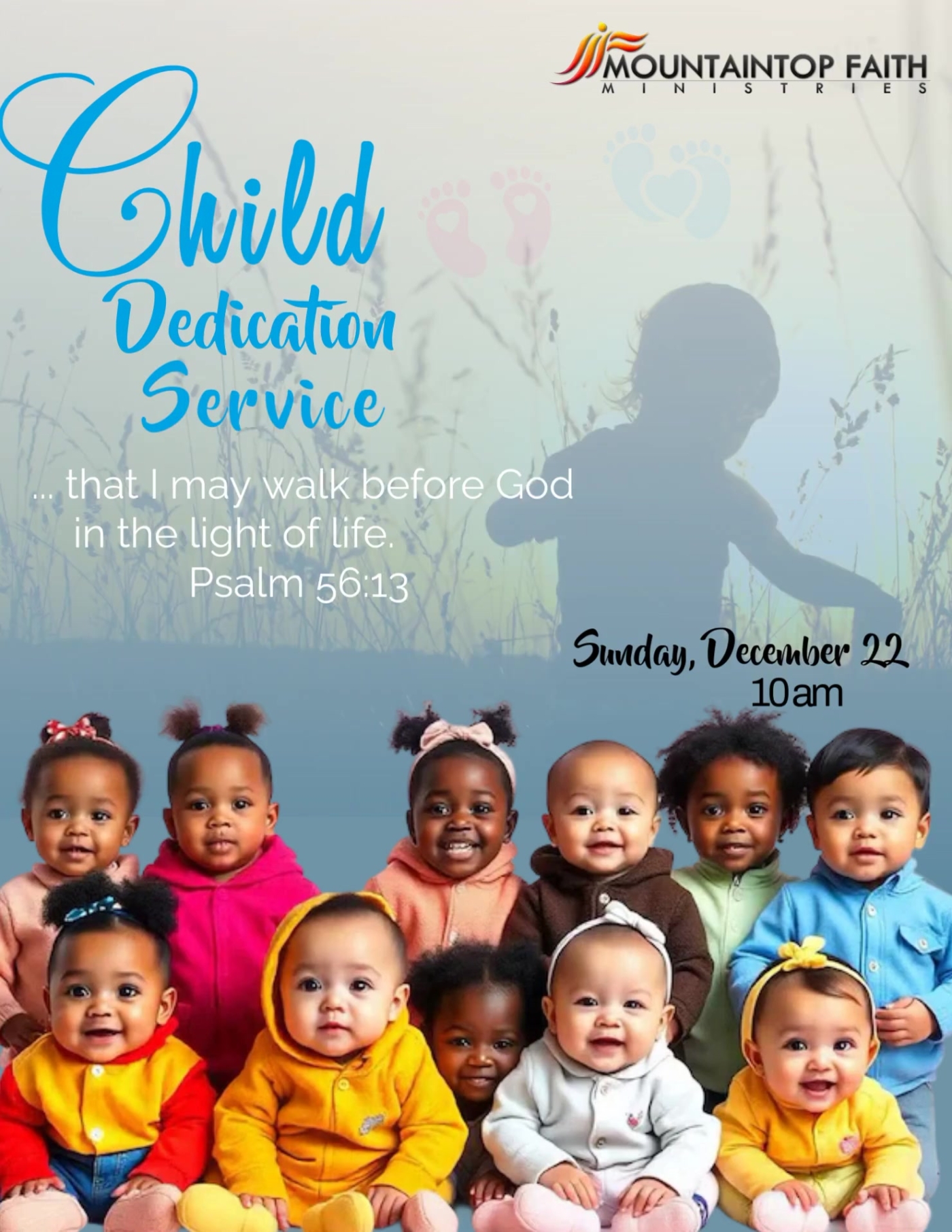 Child Dedication Service - Mountaintop Faith Ministries