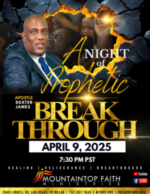 A Night of Prophetic Breakthrough with Apostle Dexter James ...