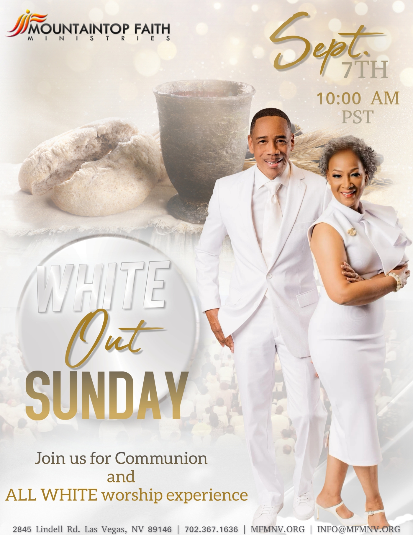 Communion & All White Worship Sunday - Mountaintop Faith Ministries